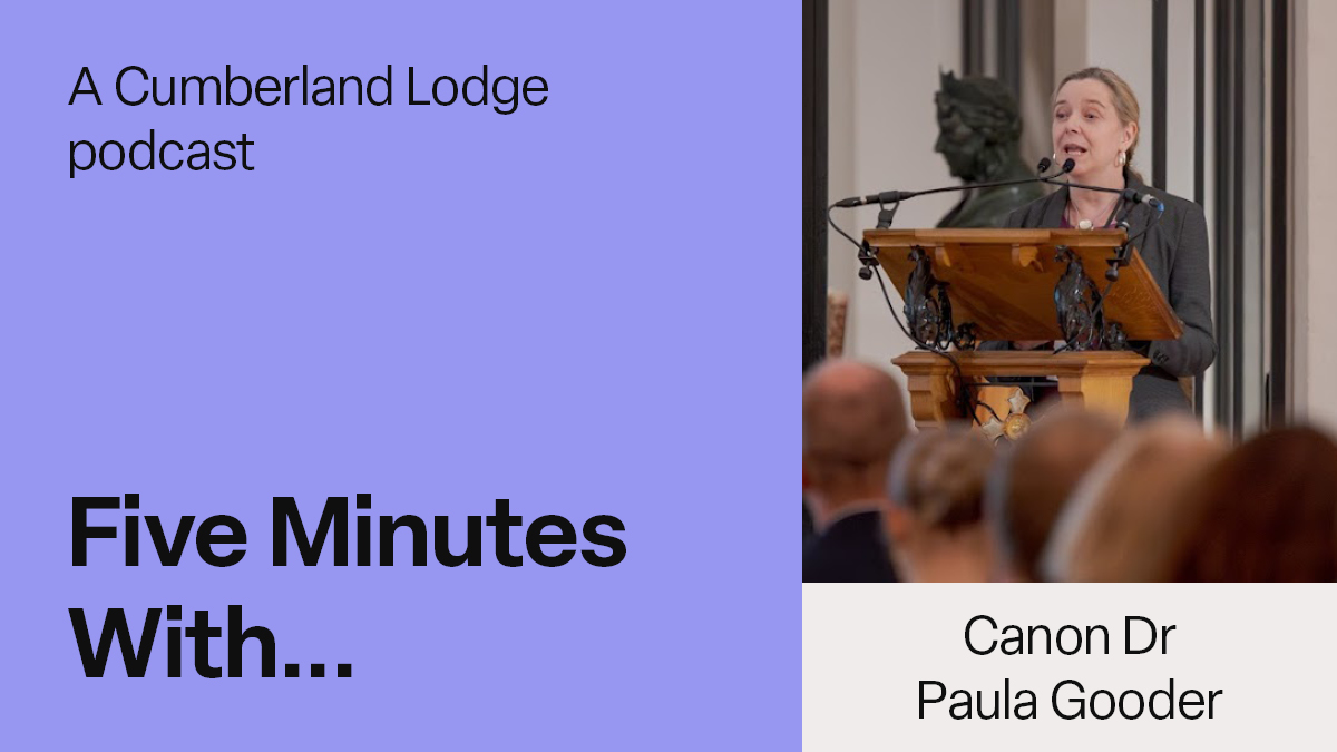 Five Minutes With... Canon Dr Paula Gooder | Cumberland Lodge